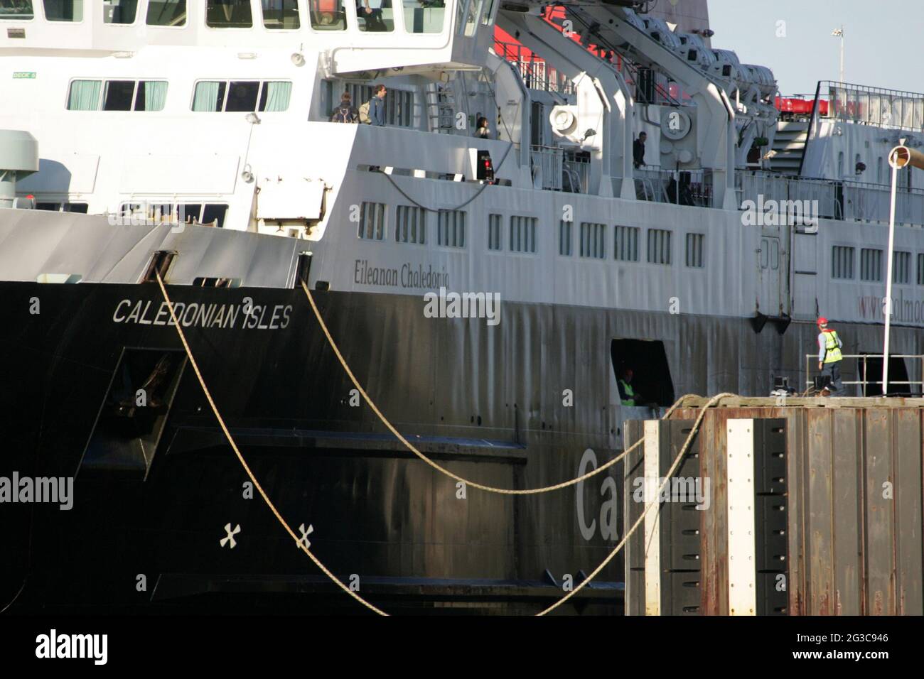 Calmac Ferries Passenger Ferry Vehicle Ferry High Resolution Stock ...