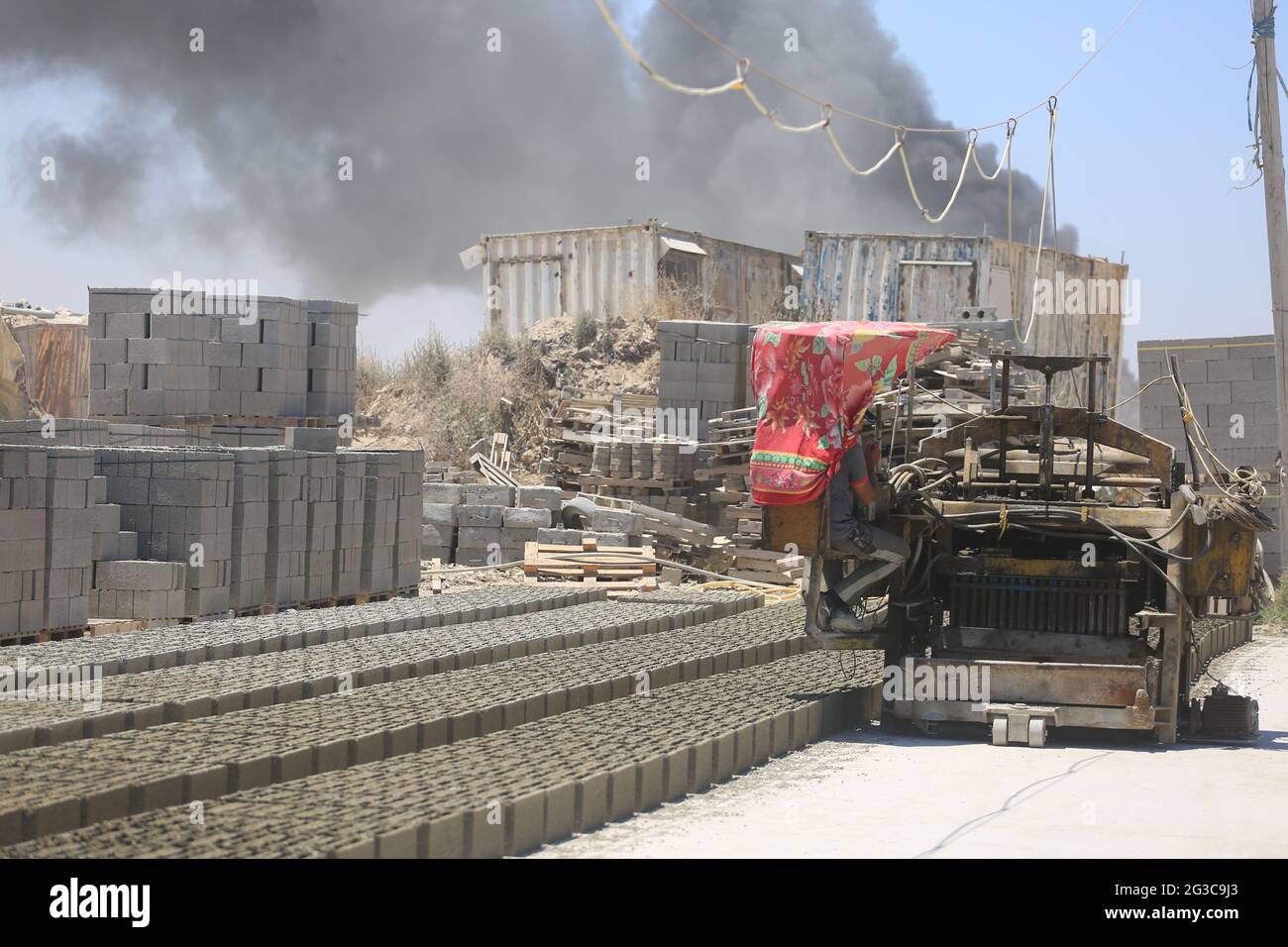 Gaza city, The Gaza Strip, Palestine. 15th June, 2021. Palestinian ...