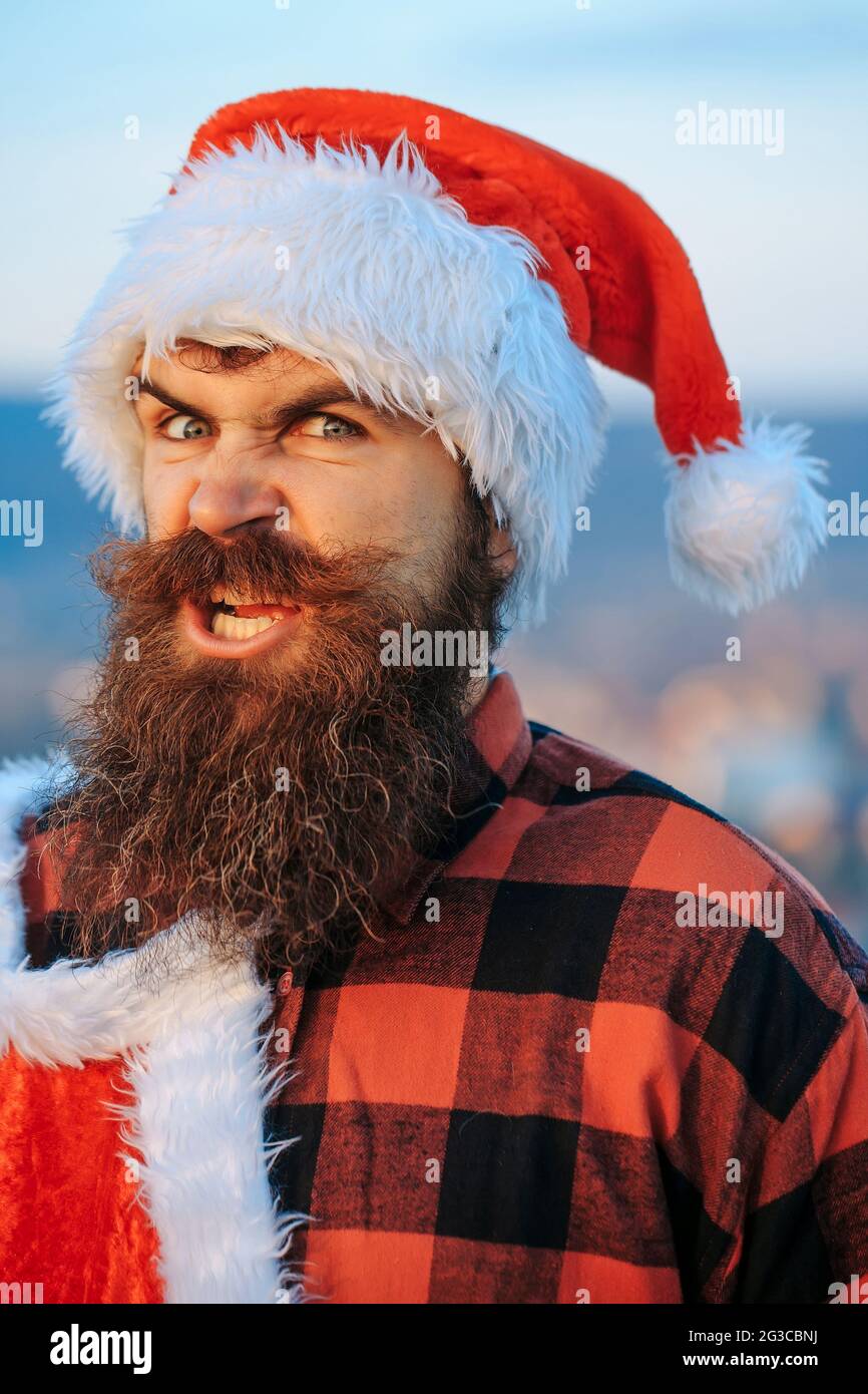 Christmas bad santa outdoor hi-res stock photography and images - Alamy