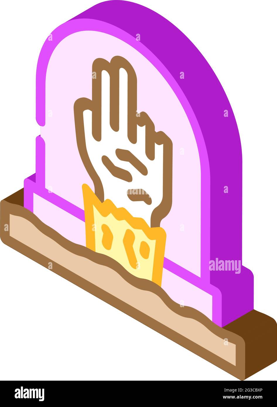 zombie fear isometric icon vector illustration Stock Vector Image & Art ...