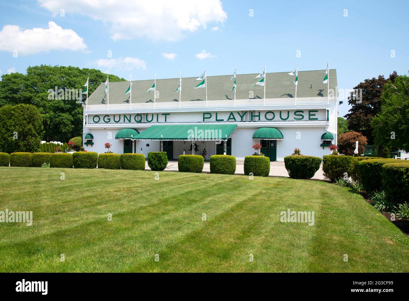 The Ogunquit Playhouse - Ogunquit, Maine, USA. Summer Theater Stock Photo - Alamy