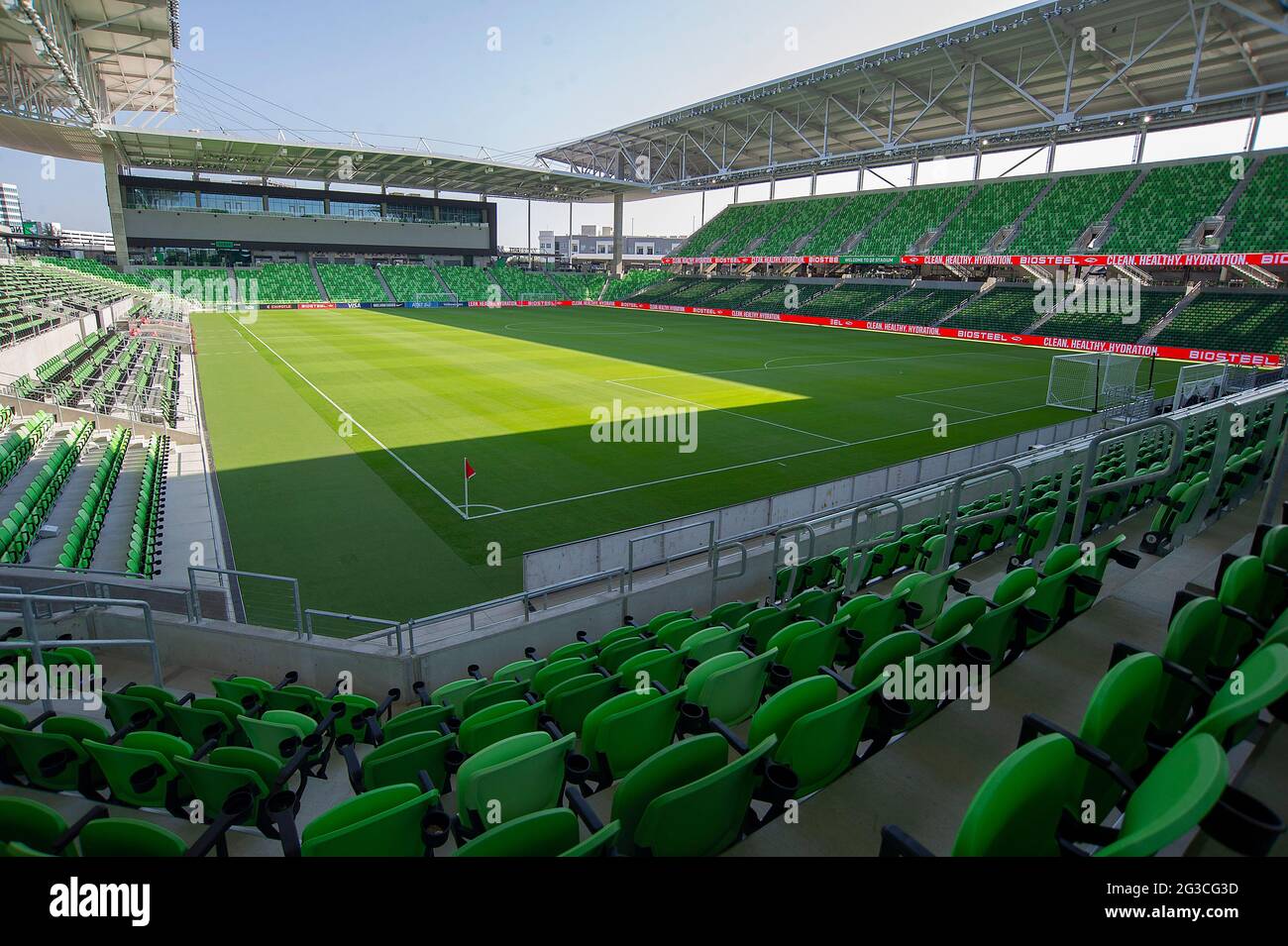 Austin, Texas, USA. 15th June, 2021. Austin's new Q2 Stadium first-ever ...