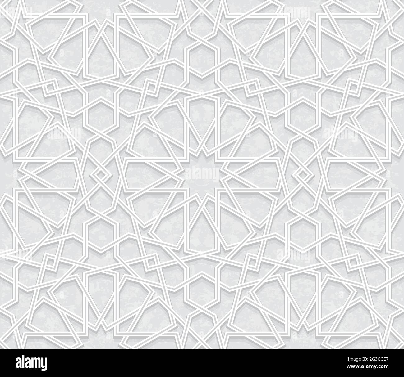 Seamless geometric pattern with light grey background, Vector ...