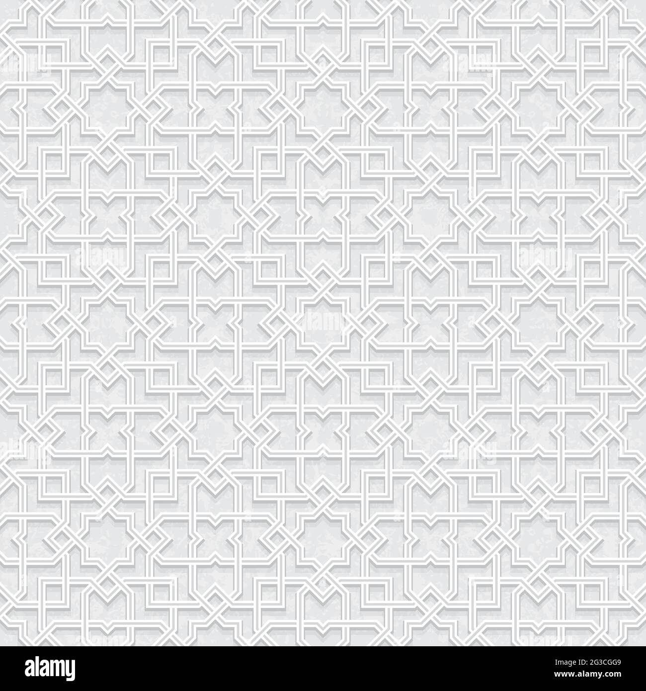 Seamless geometric pattern with light grey background, Vector ...
