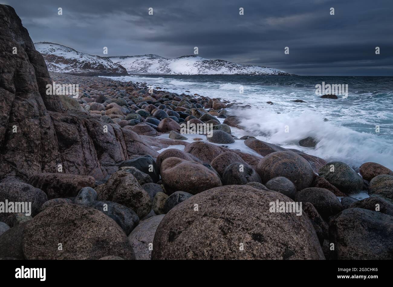 Coastline barents sea in hi-res stock photography and images - Alamy