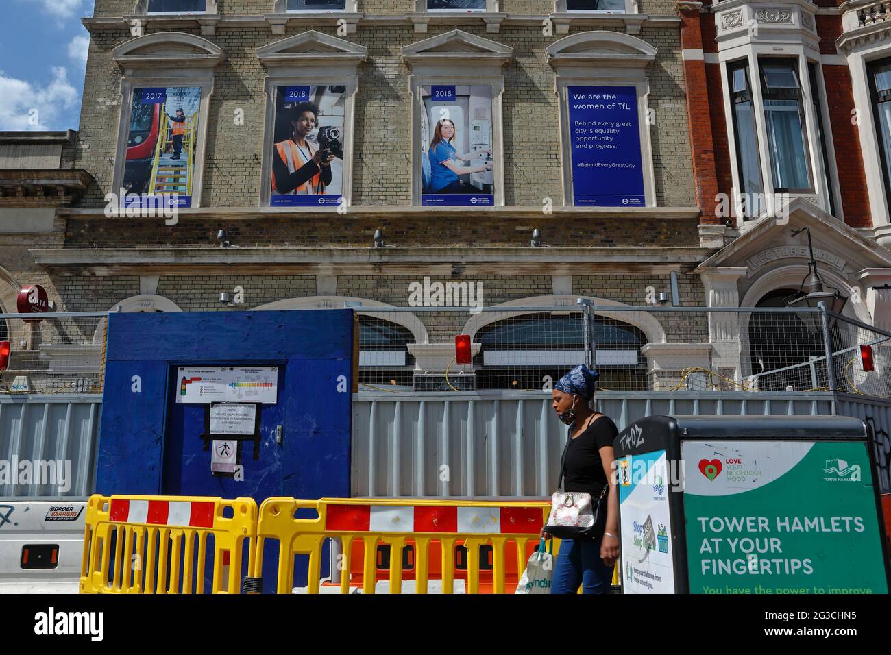 Whitechapel station crossrail hi-res stock photography and images - Alamy