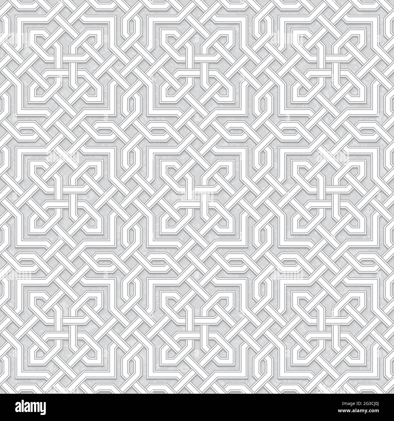 Seamless geometric pattern with light grey background, Vector ...