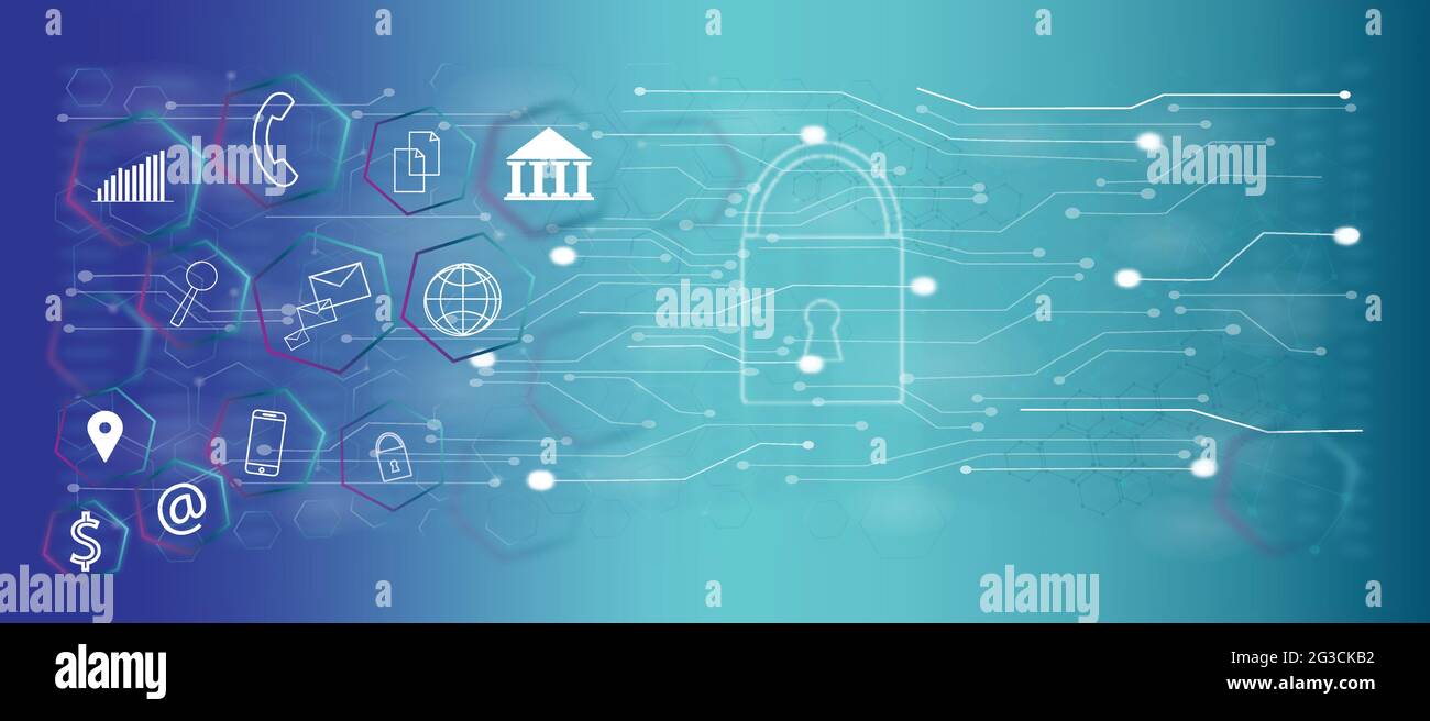 Information online confidential on Stock Vector Images - Alamy