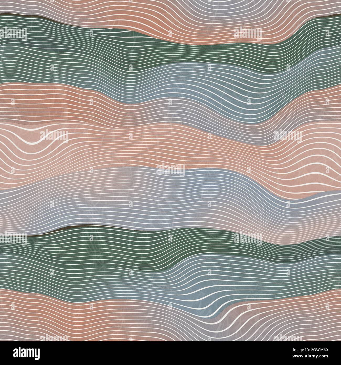 Seamless natural landscape hill pattern for print Stock Photo - Alamy