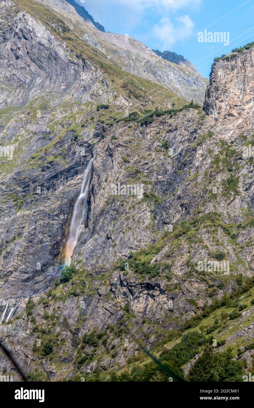 "Del Serio" waterfalls in the territory of Valbondione Stock Photo - Alamy