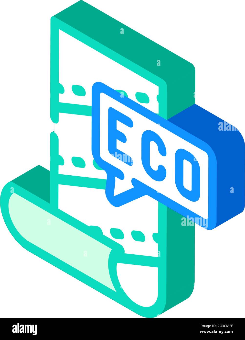 eco material for renovation isometric icon vector illustration Stock ...