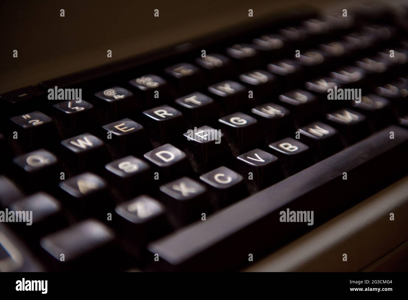 Antique Typewriter. Vintage Typewriter Machine Closeup Photo Stock ...