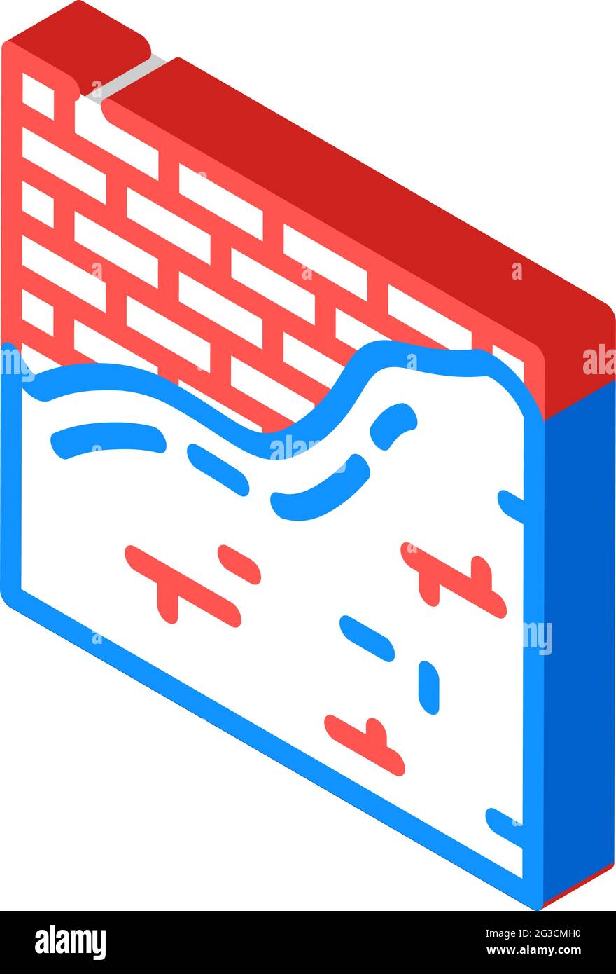 design wall isometric icon vector illustration Stock Vector Image & Art ...