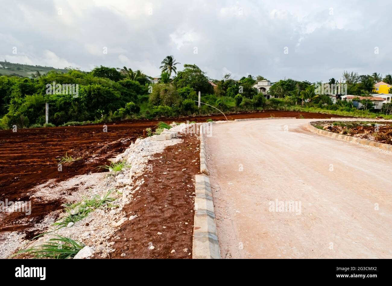 Red terra rossa clay soil hi-res stock photography and images - Alamy