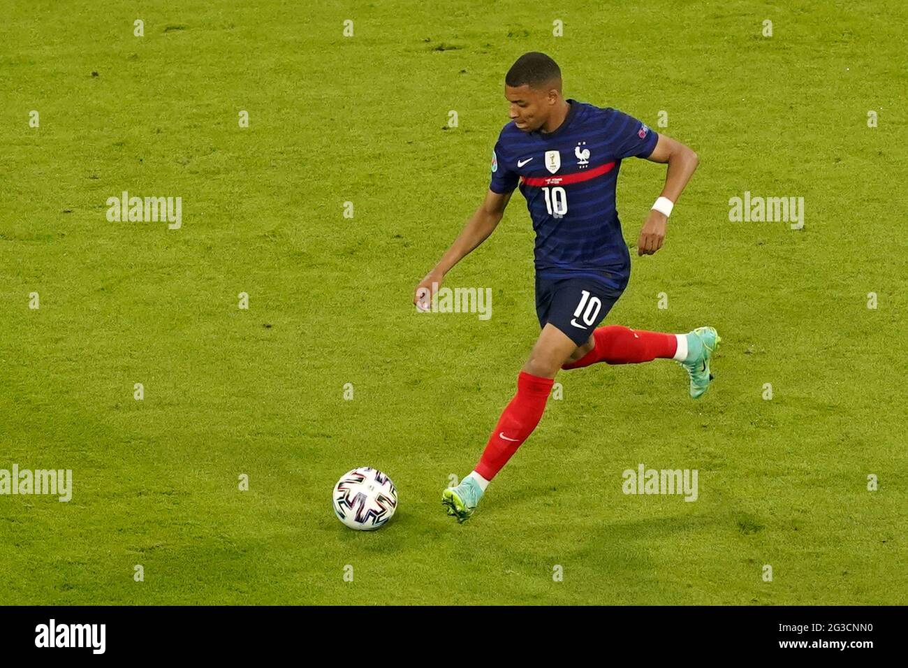MUNICH, GERMANY - JUNE 15: Kylian Mbappe of France during the UEFA Euro ...