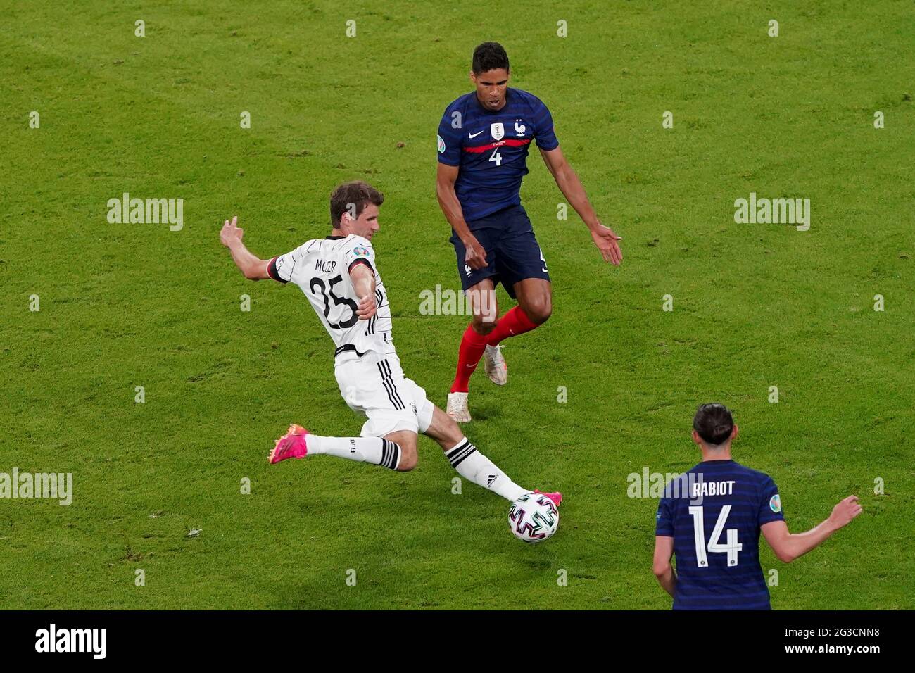 MUNICH, GERMANY - JUNE 15: Thomas Muller of Germany during the UEFA ...