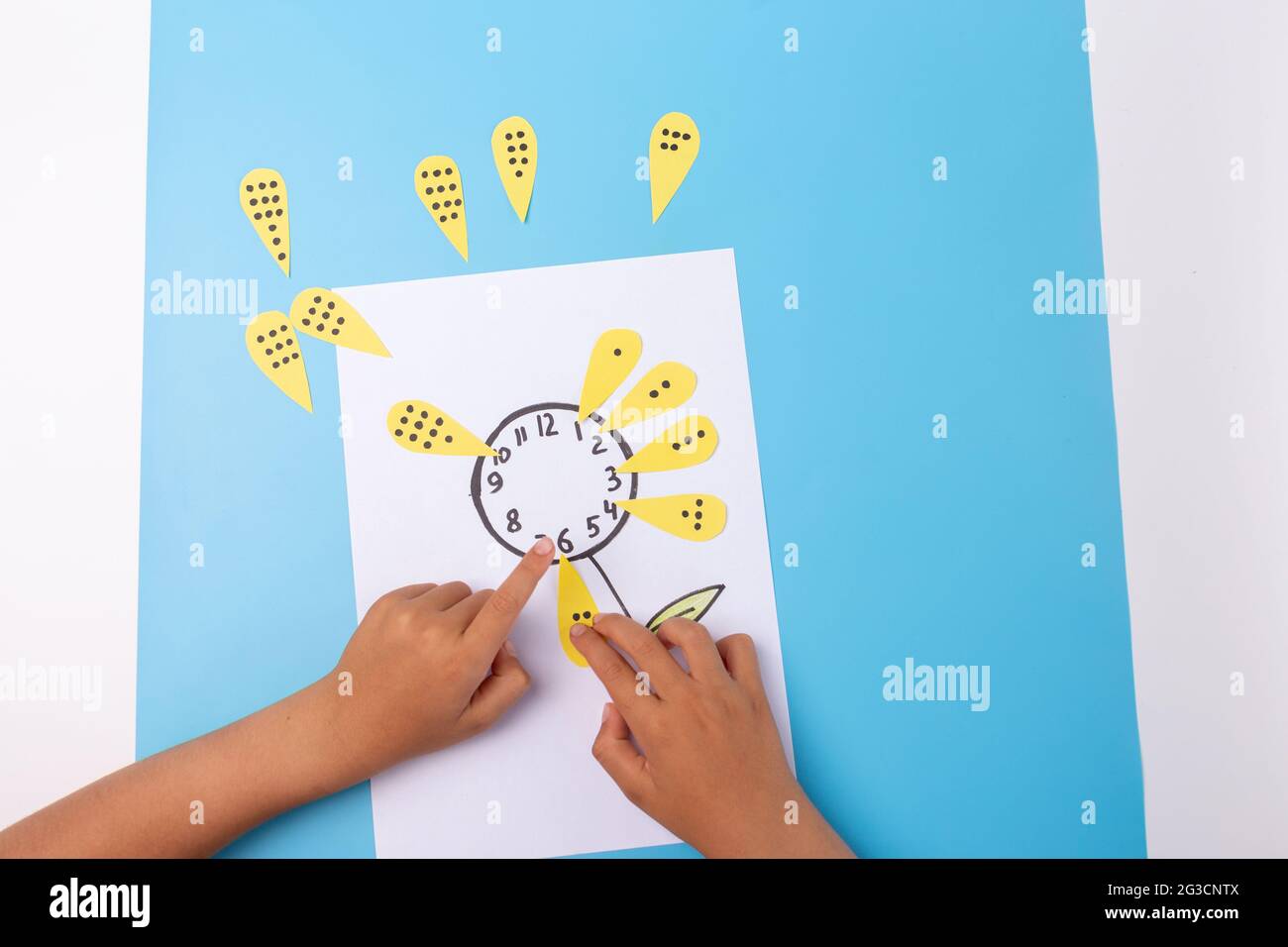 educational game with kids, learning mathematics, easy math Stock Photo ...