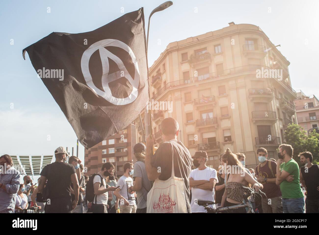 Anarchist flag hi-res stock photography and images - Alamy