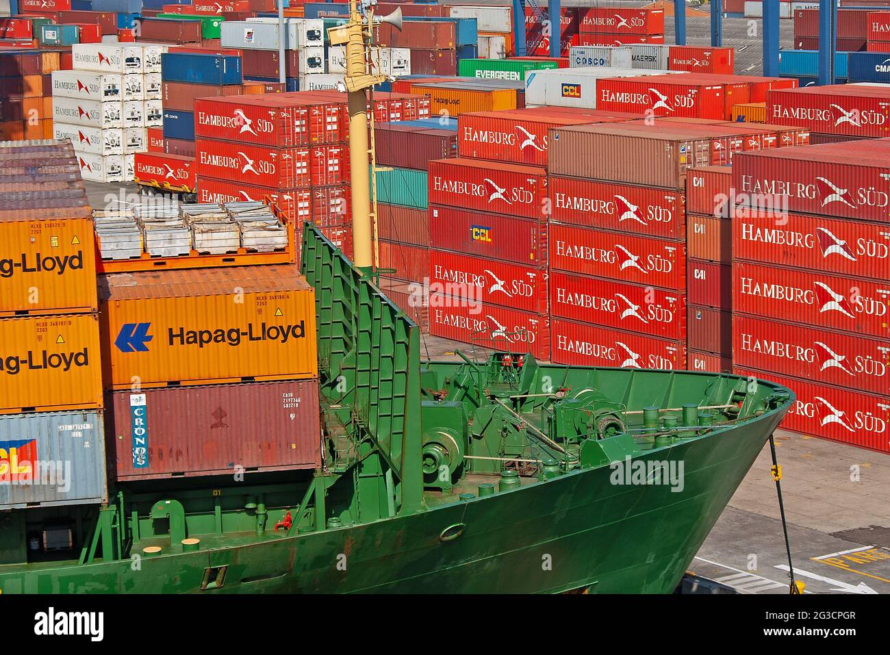 Container port at cartagena hi-res stock photography and images - Alamy