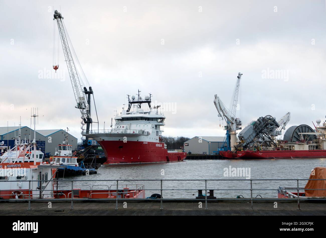 The Port of Blyth in Blyth, Northumberland Stock Photo - Alamy