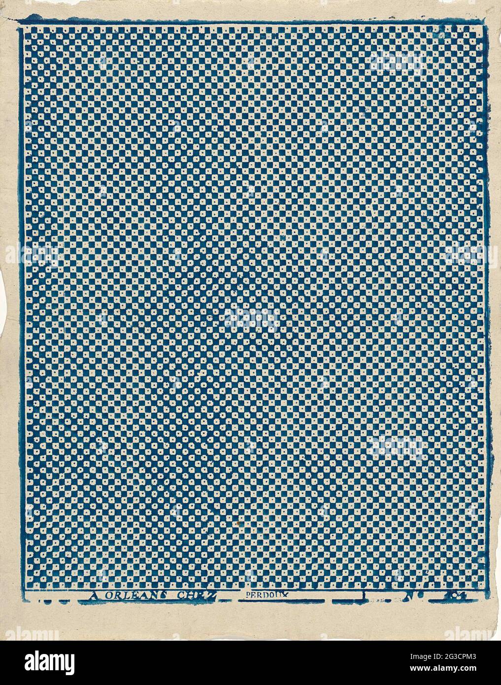 Dominot paper, pattern number 104 Stock Photo - Alamy