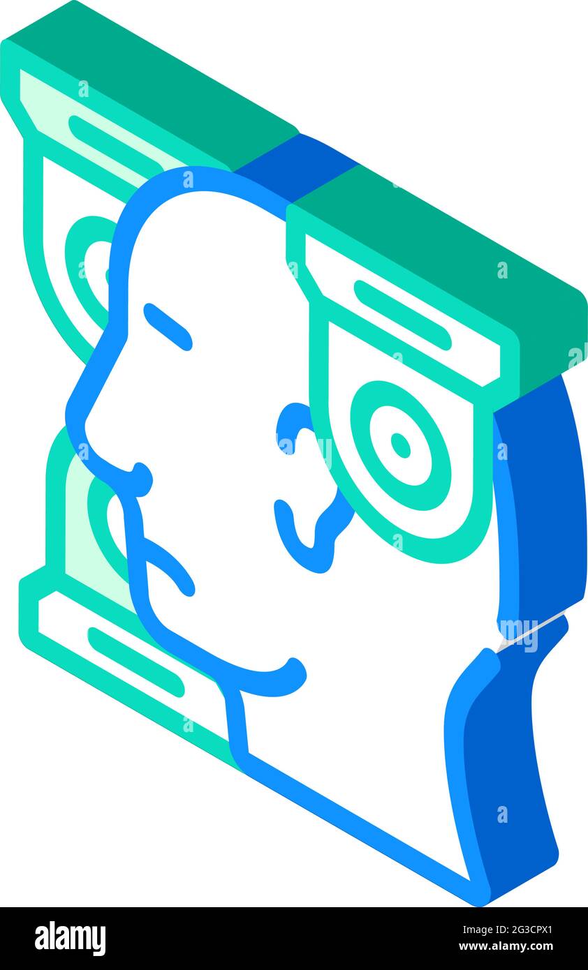 persecution mania problem isometric icon vector illustration Stock ...