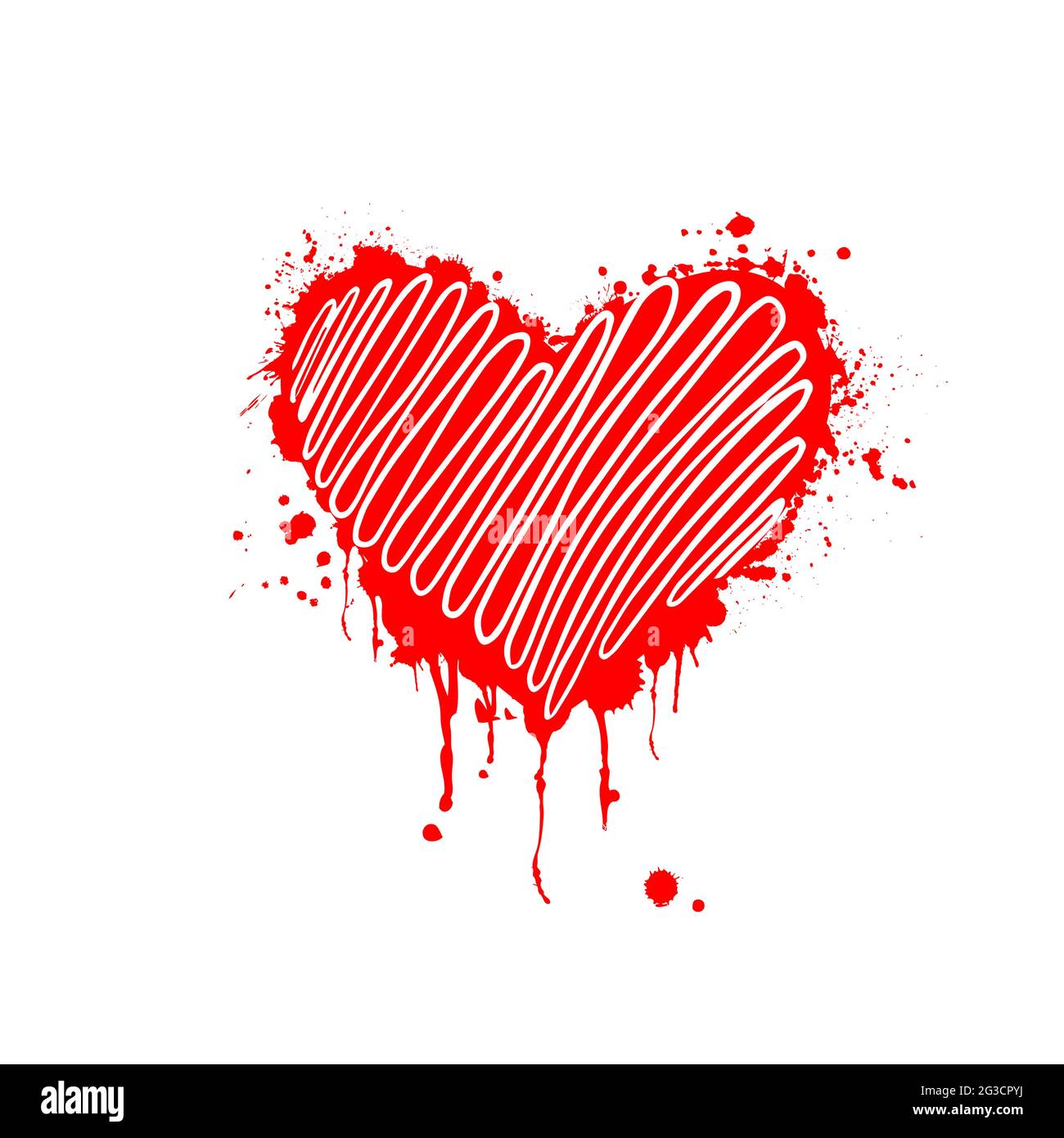 Free Grunge Heart Vector