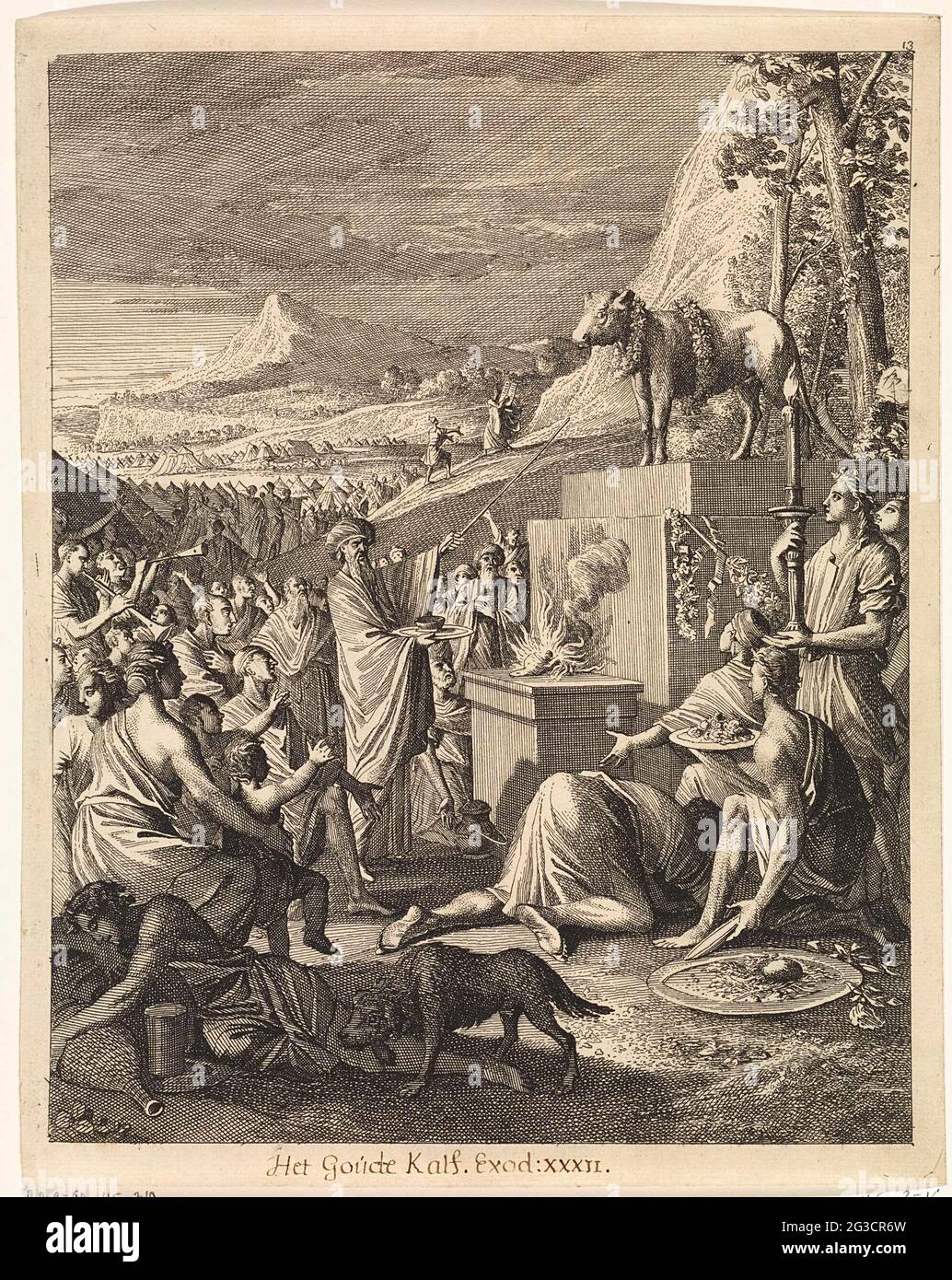 Worship of the golden calf Stock Photo - Alamy