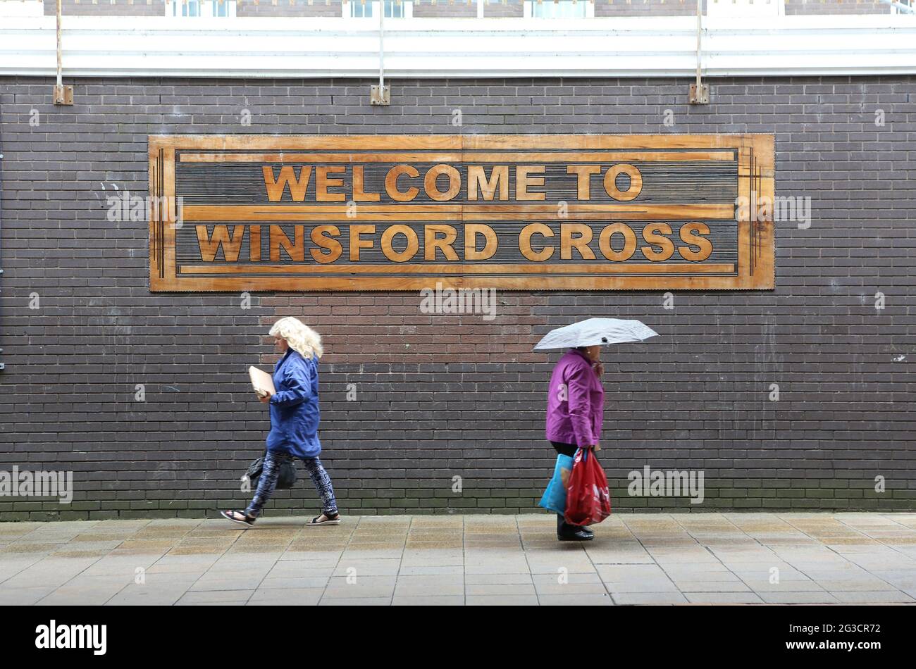 Winsford town centre in Cheshire Stock Photo - Alamy