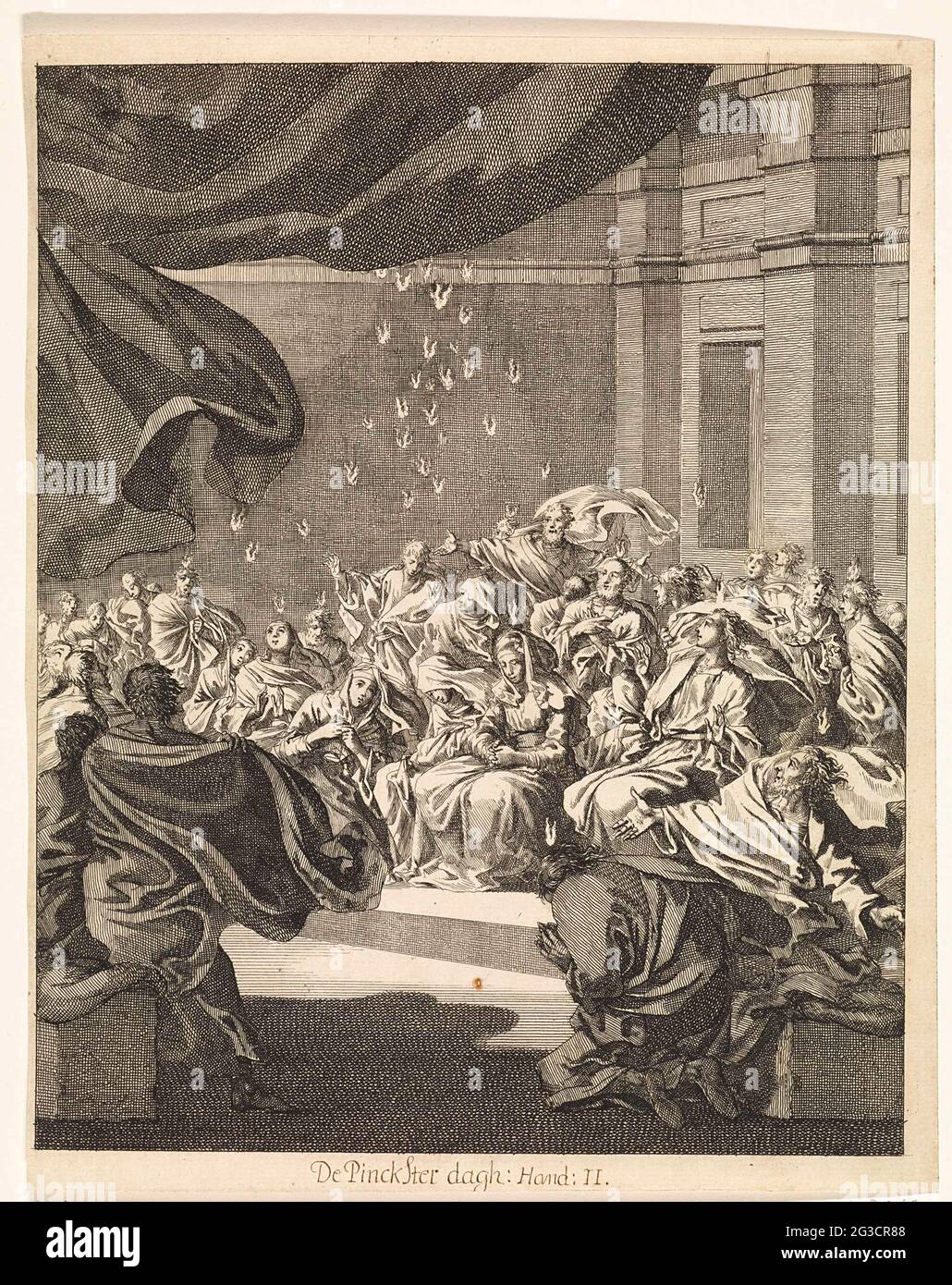 Outpouring of the Holy Spirit Stock Photo - Alamy