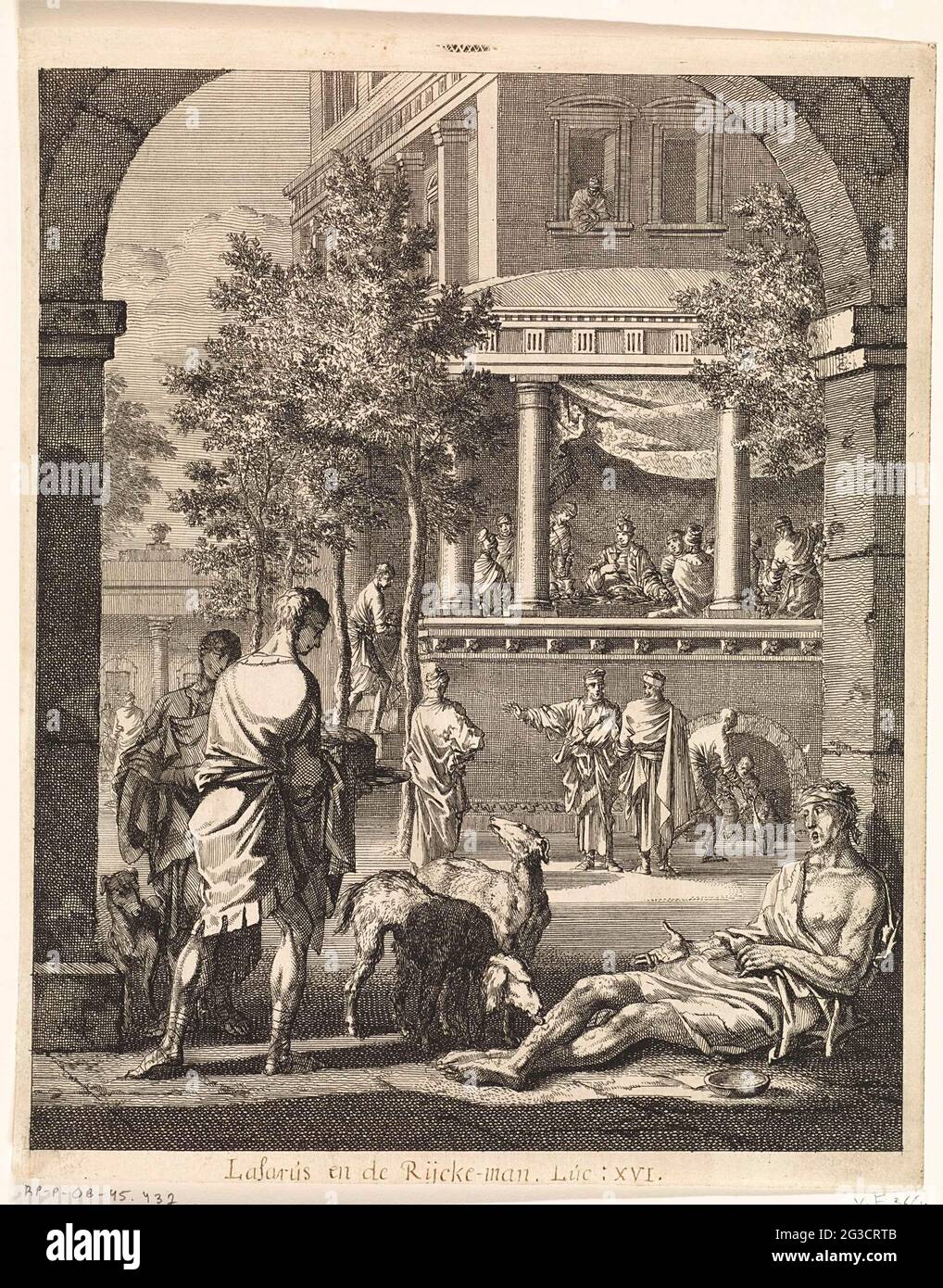 Parable of the rich man and the poor Lazarus Stock Photo - Alamy