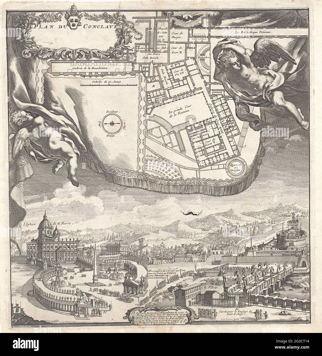 Floor plan and view of the vatican hi-res stock photography and images ...