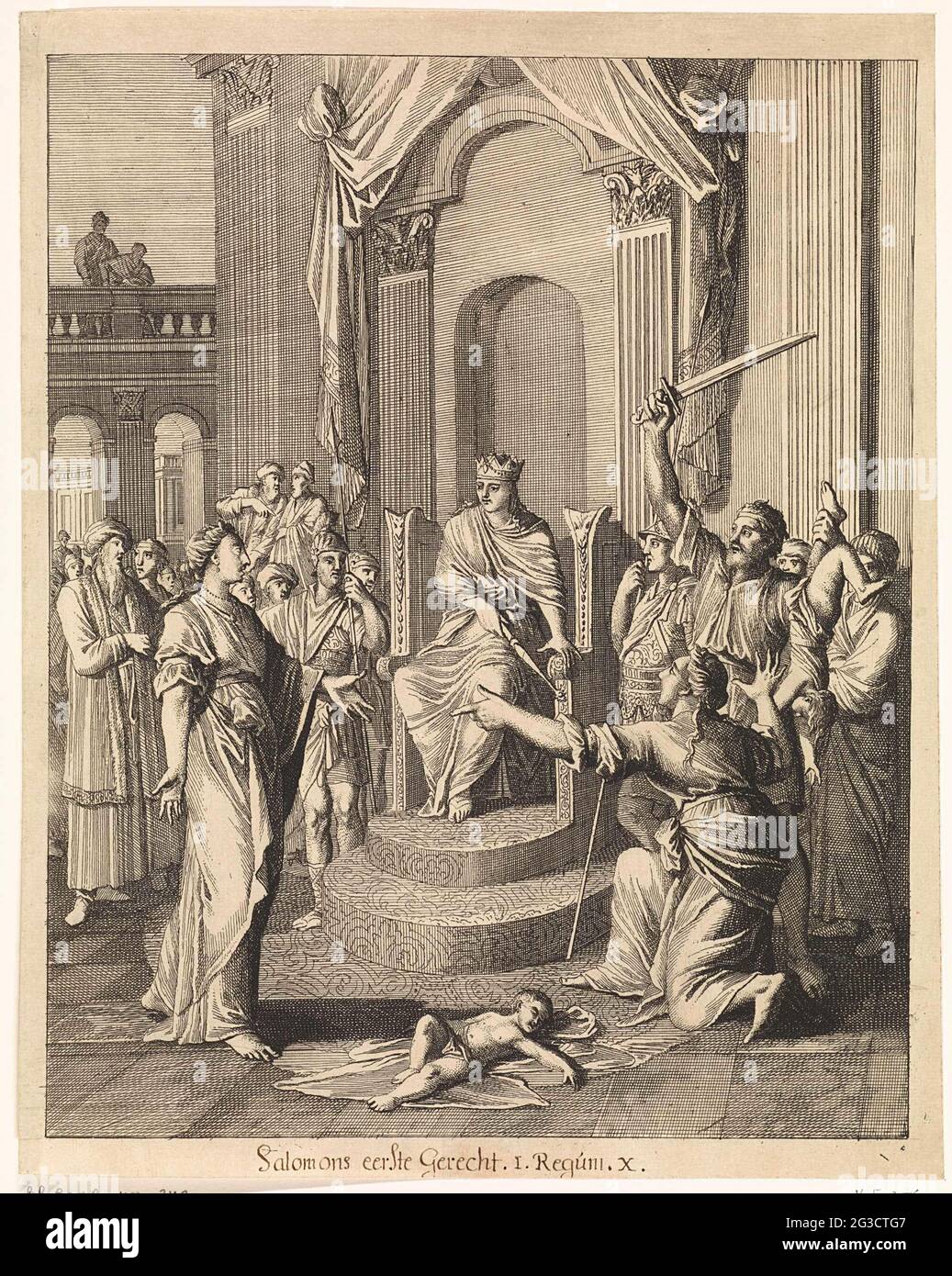 Judgment of Solomon Stock Photo - Alamy