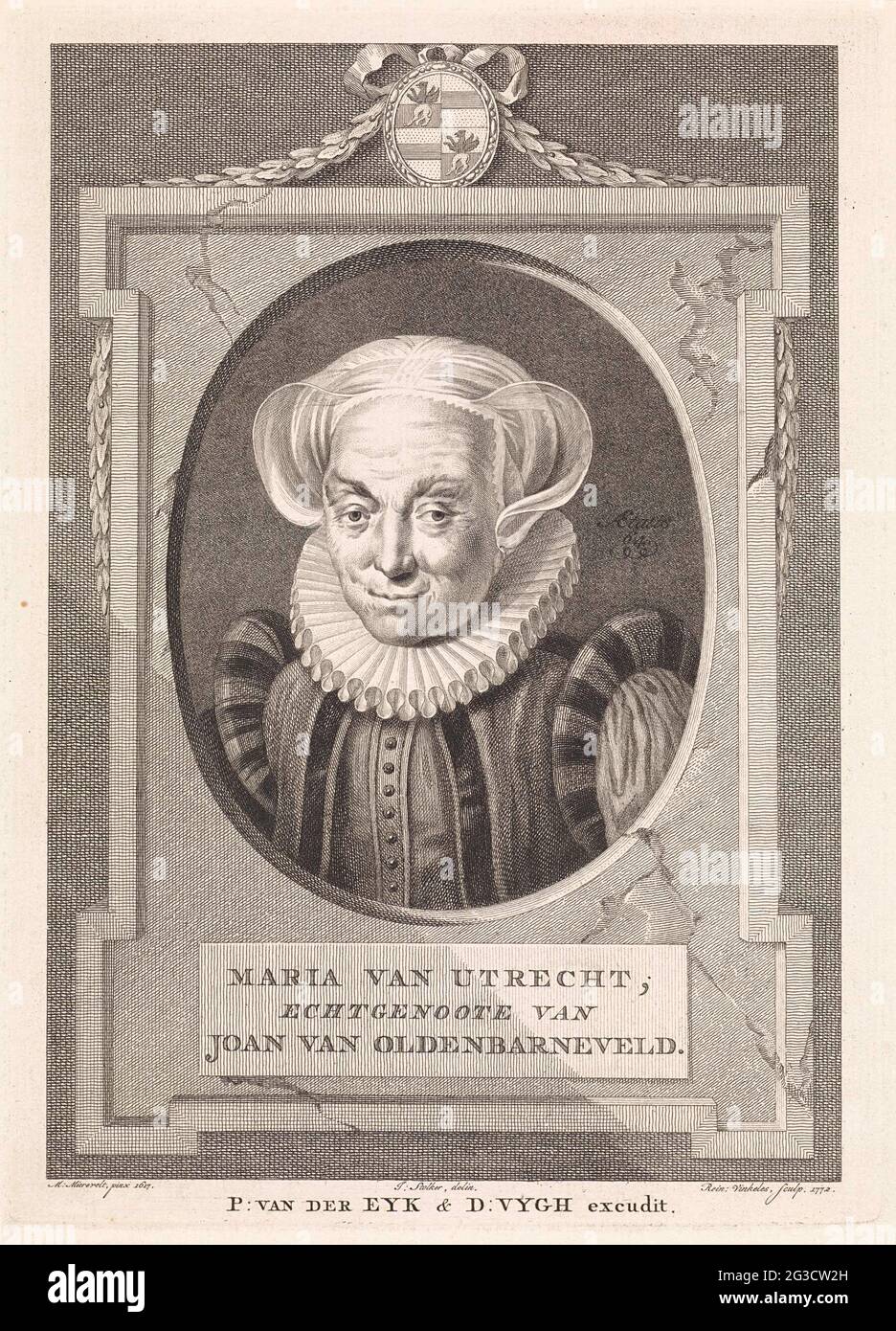 Portrait of Maria van Utrecht. Portrait of Maria van Utrecht, wife of ...