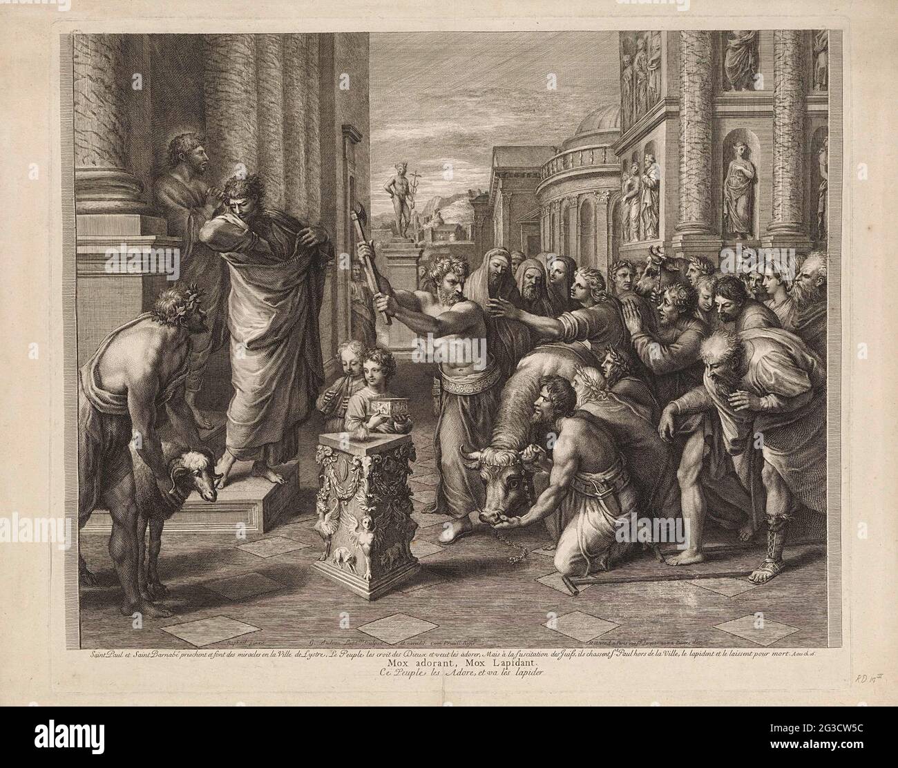 Paul and Barnabas preaching at lystra Stock Photo - Alamy