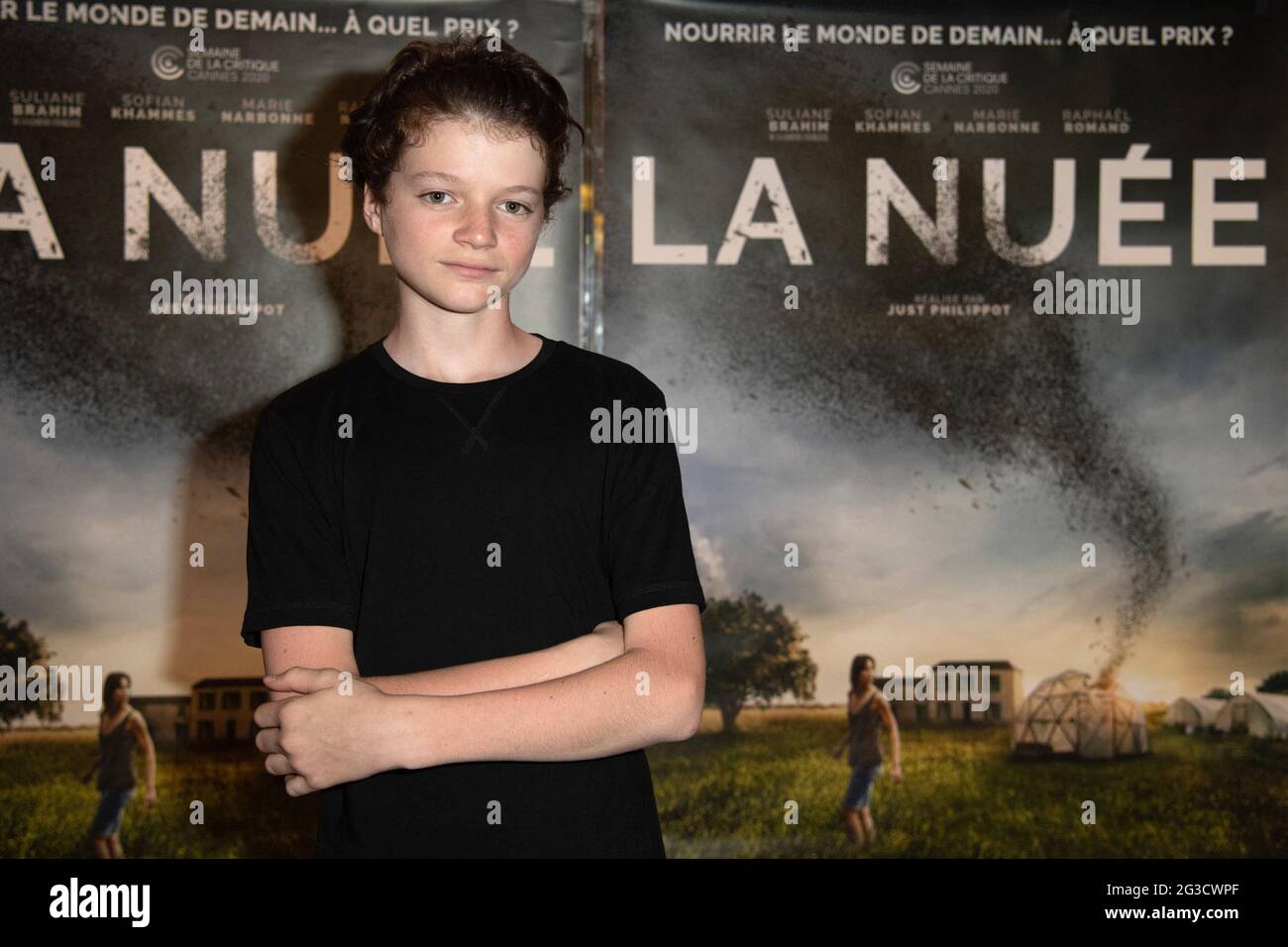 Raphael Romand attending the La Nuee Premiere at the UGC Cine Cite Les ...