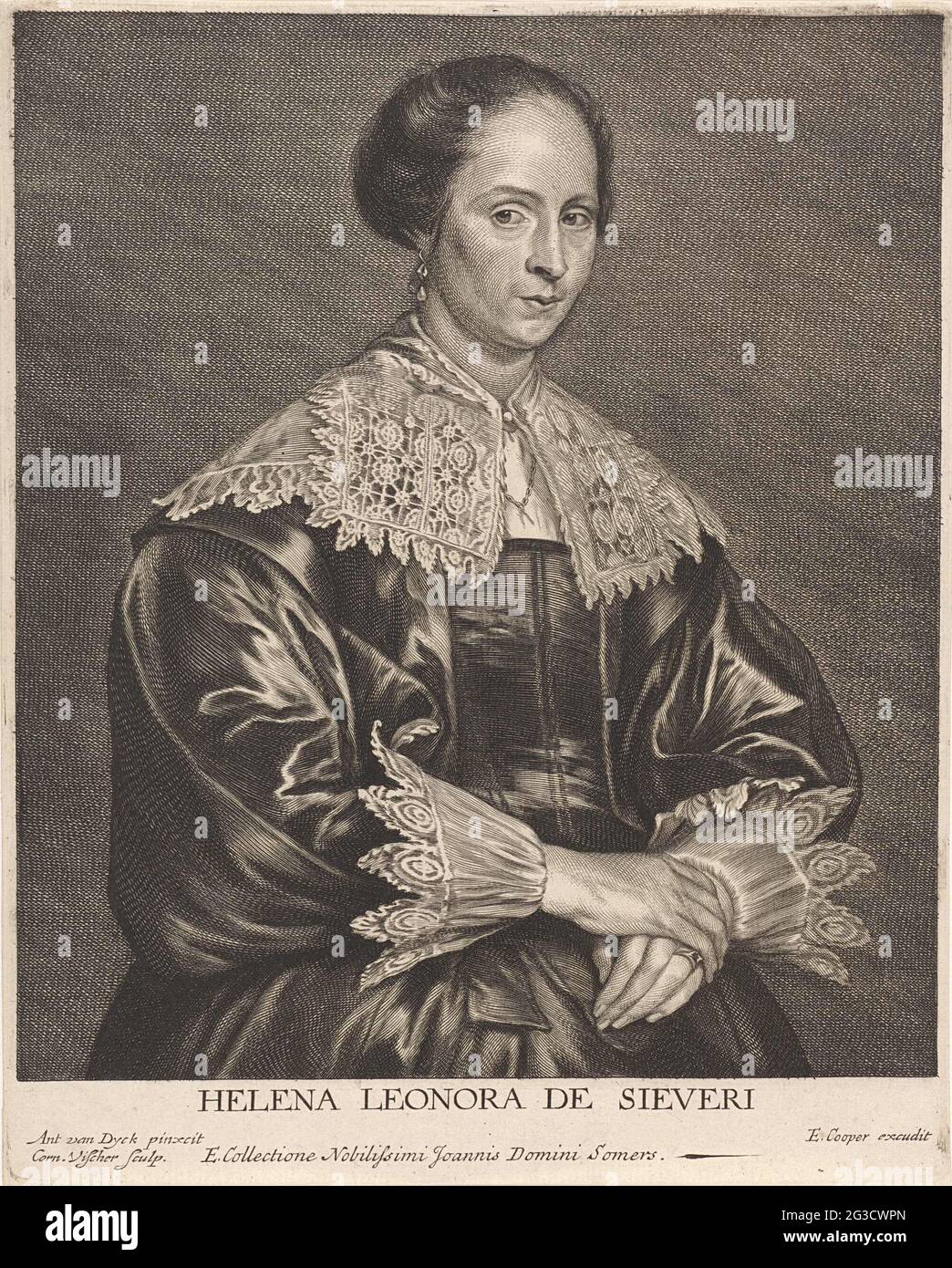 Portrait of Héléne Leonore Dubois; Helena Leonora de Sieveri. Héléne ...
