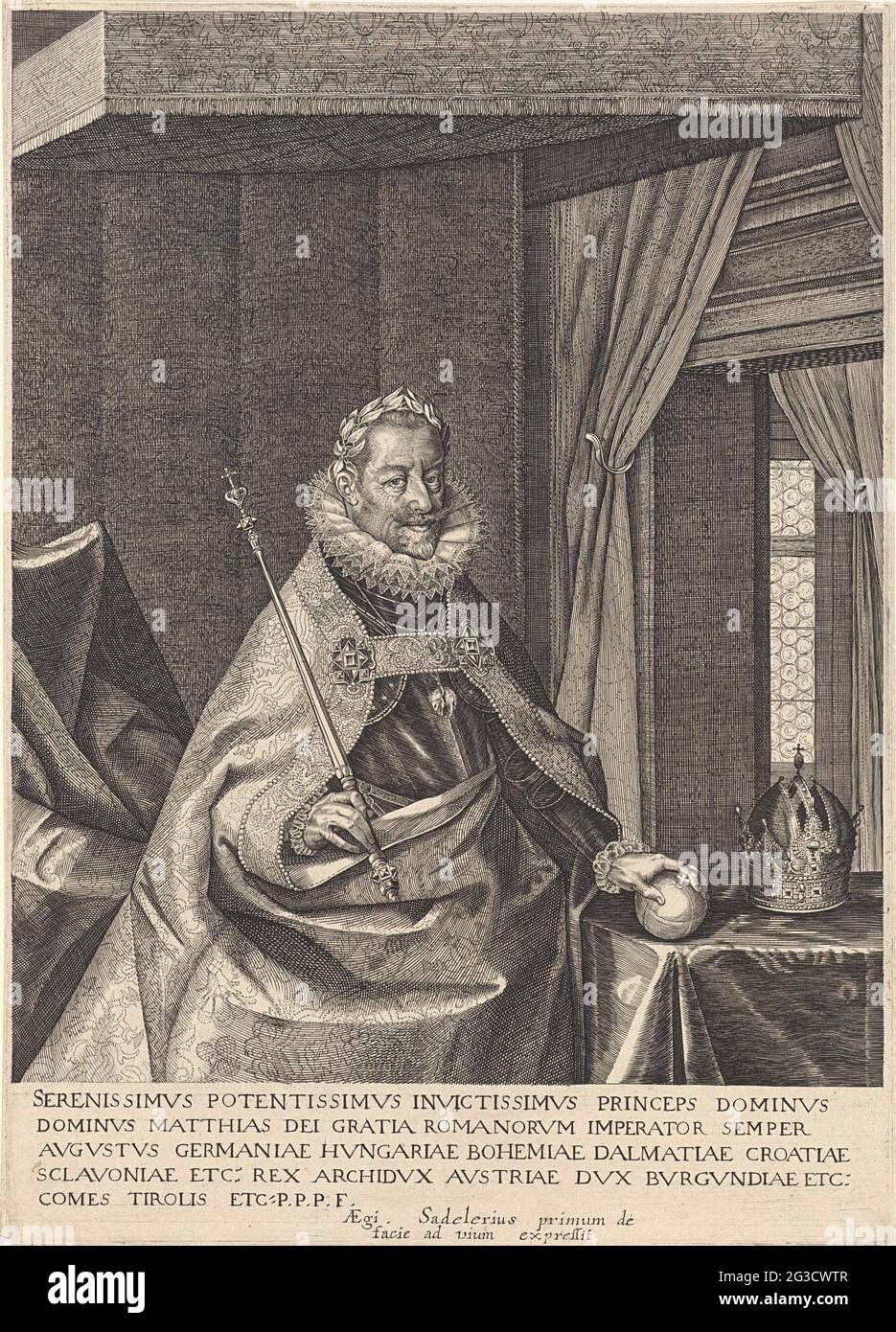 Portrait of emperor matthias. Matthias of Austria, emperor of the Holy ...