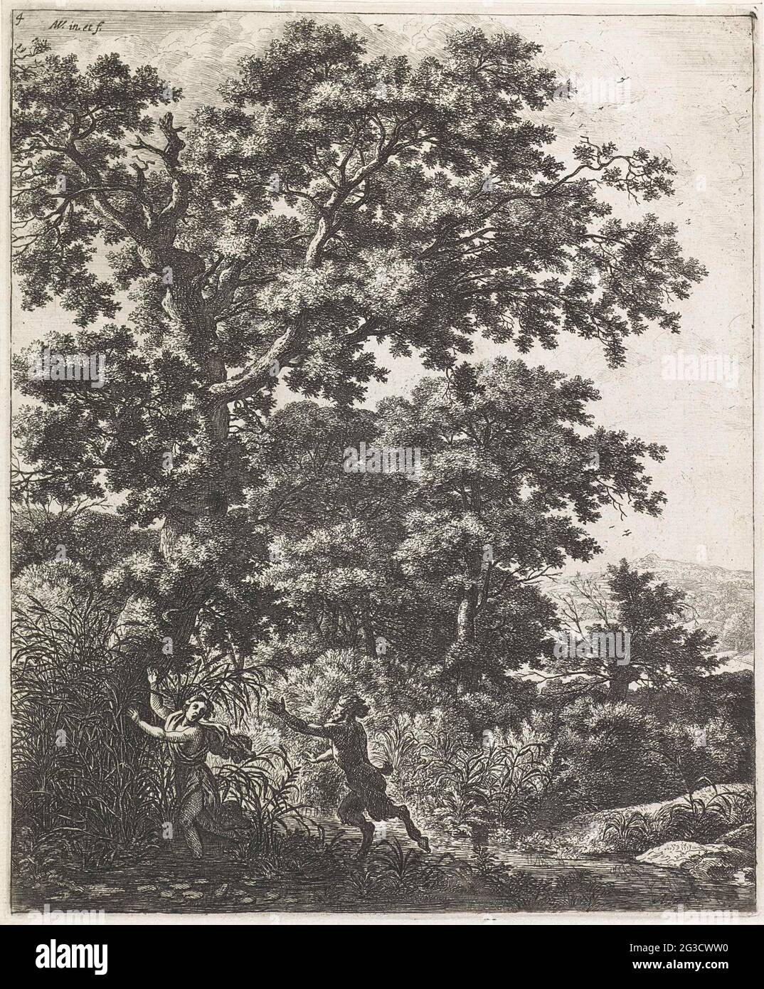 Pan and syrinx; Landscapes with scenes from Ovidius' metamorphoses ...