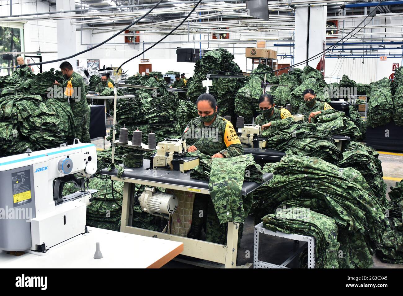To produce military uniforms hi-res stock photography and images - Alamy