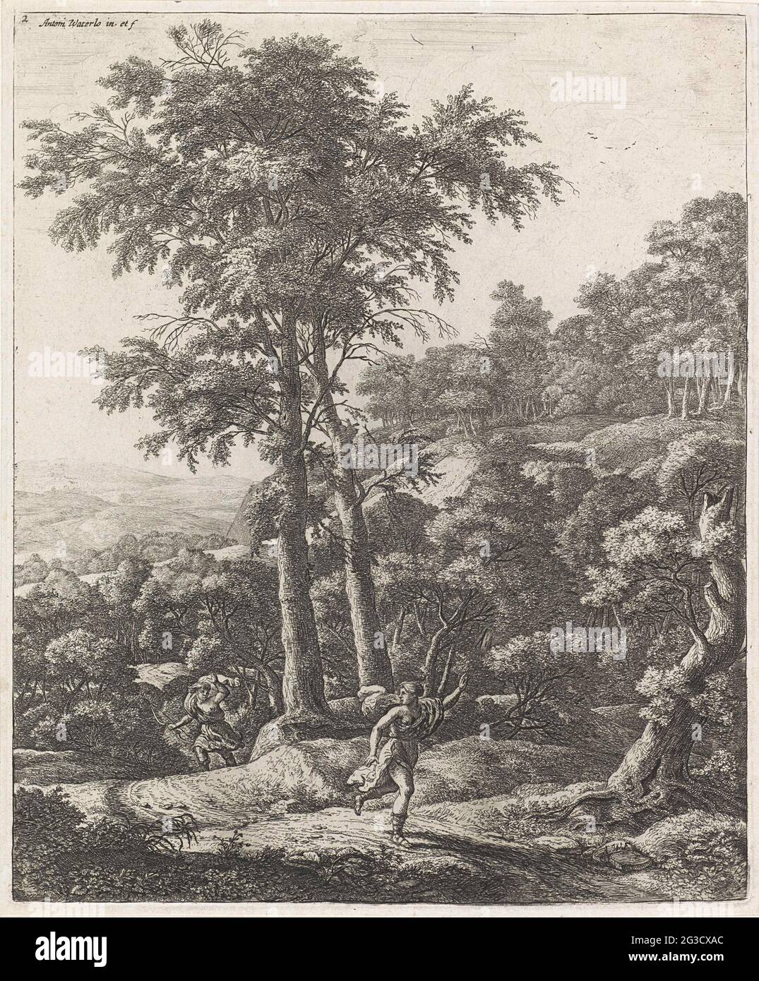 Apollo and Daphne; Landscapes with scenes from Ovidius' metamorphoses ...