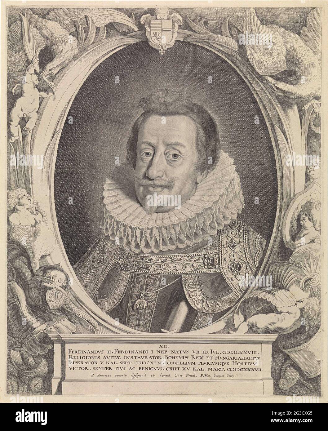 Portrait of Ferdinand II (German emperor). Portrait of Ferdinand II ...