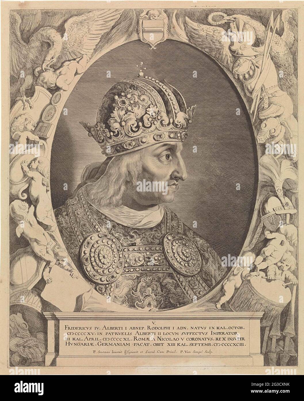 Portrait of Frederik III of Habsburg (German emperor), as King ...