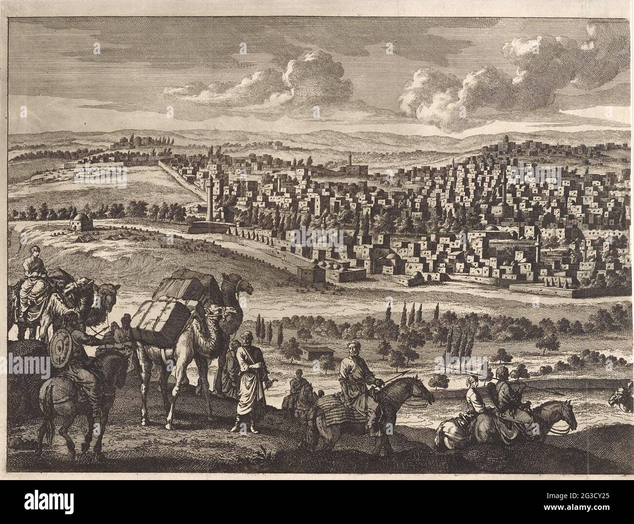 View of Aleppo (left plate Stock Photo - Alamy