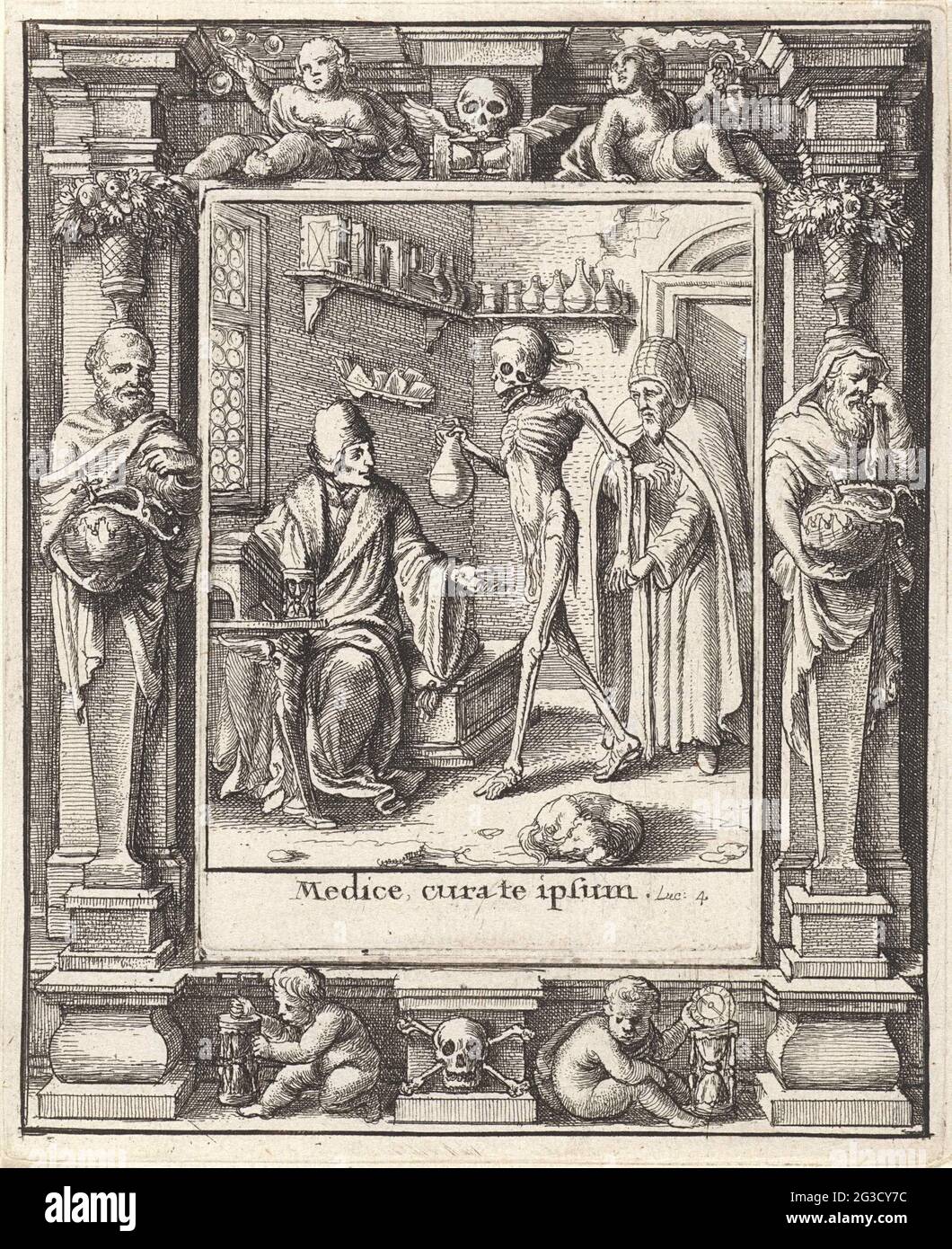 The doctor and death; Dance dance. A doctor is in his study. Death ...