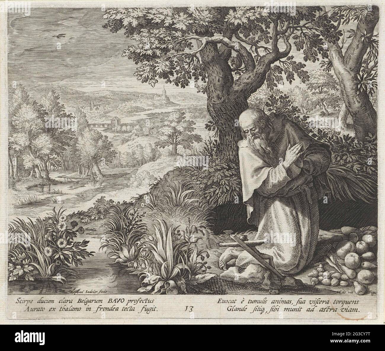 Holy Bavo of Ghent as a hermit; Male hermits and renewal; Sylvae Sacrae ...