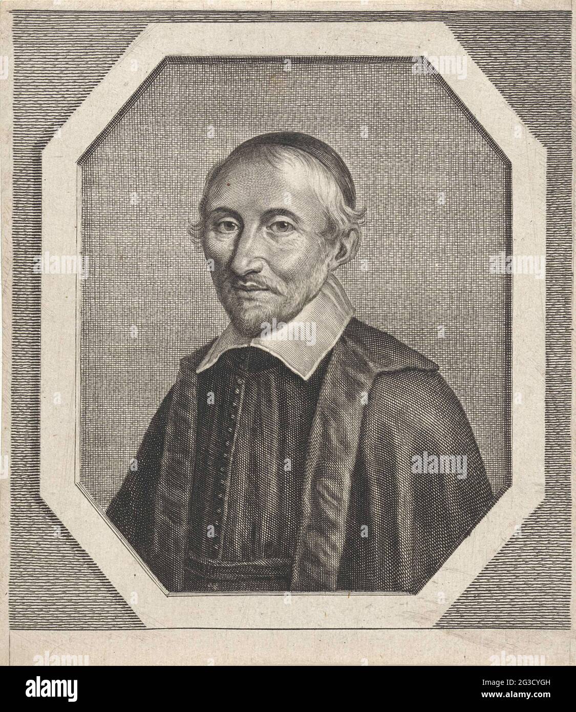 Portrait of Pierre Gassendi. The French philosopher, mathematician and ...