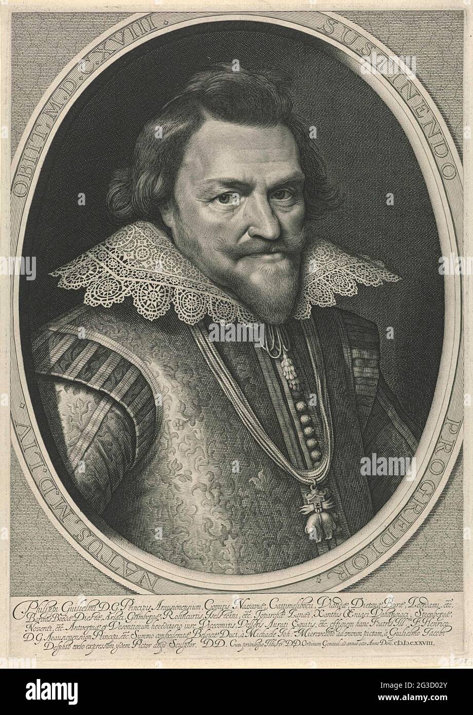 Portrait of Philip Willem, Prince of Orange. Portrait of Philip Willem ...