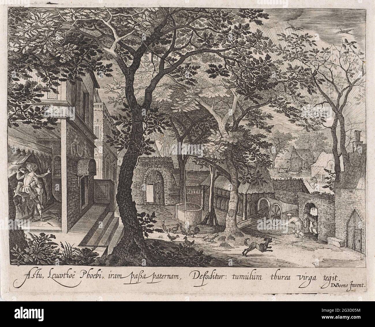 Apollo and leucothea; Scenes from Ovid 'Metamorphosen. Venus ensures ...