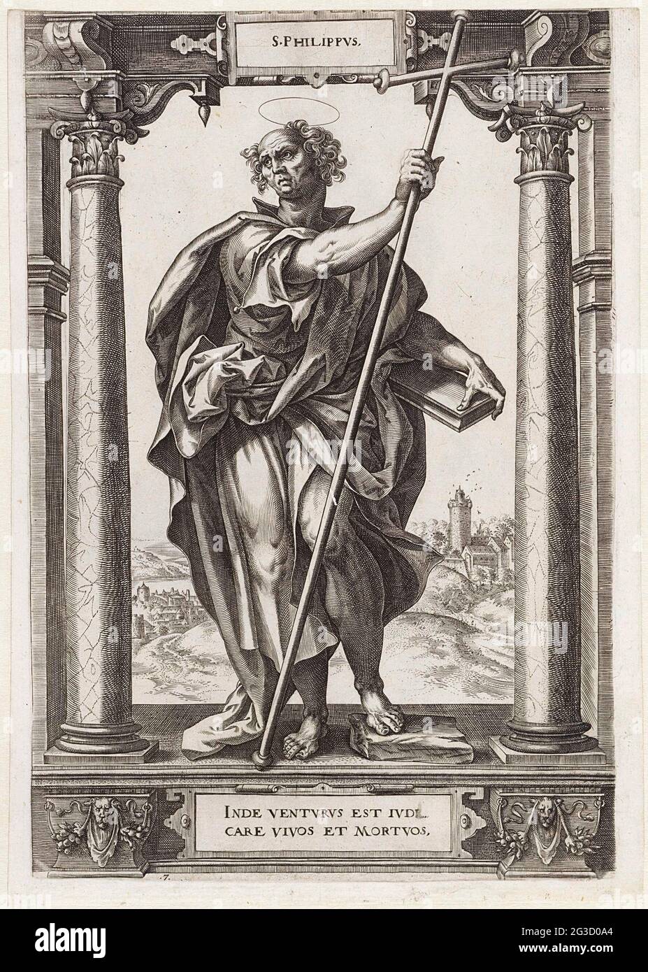 H. Filipus; S. Philippvs; Christ and the twelve apostles, and H. Paulus ...